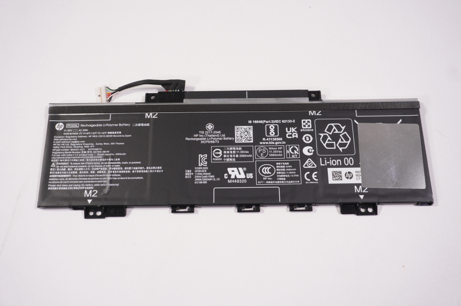 PC03XL for Hp - 43Wh 3.75A 11.55V 3560 mAh Battery Models: 14-ek0013dx ...